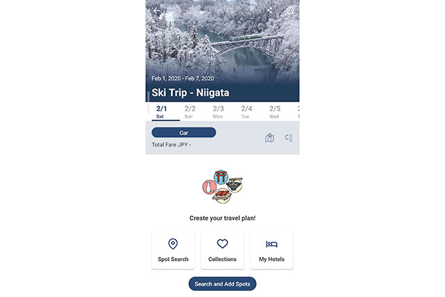 Collect locations and make plans with Japan Travel by Navitime app ...
